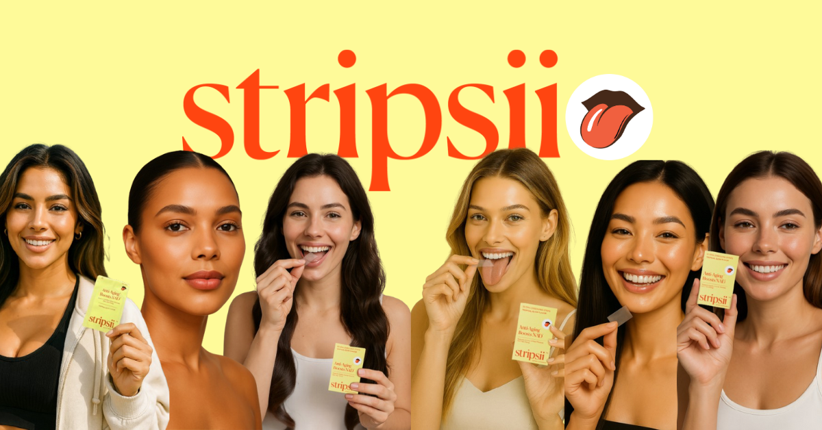 Stripsii Beauty Strips – Collagen, NAD, Biotin| Radiant hair & skin ...
